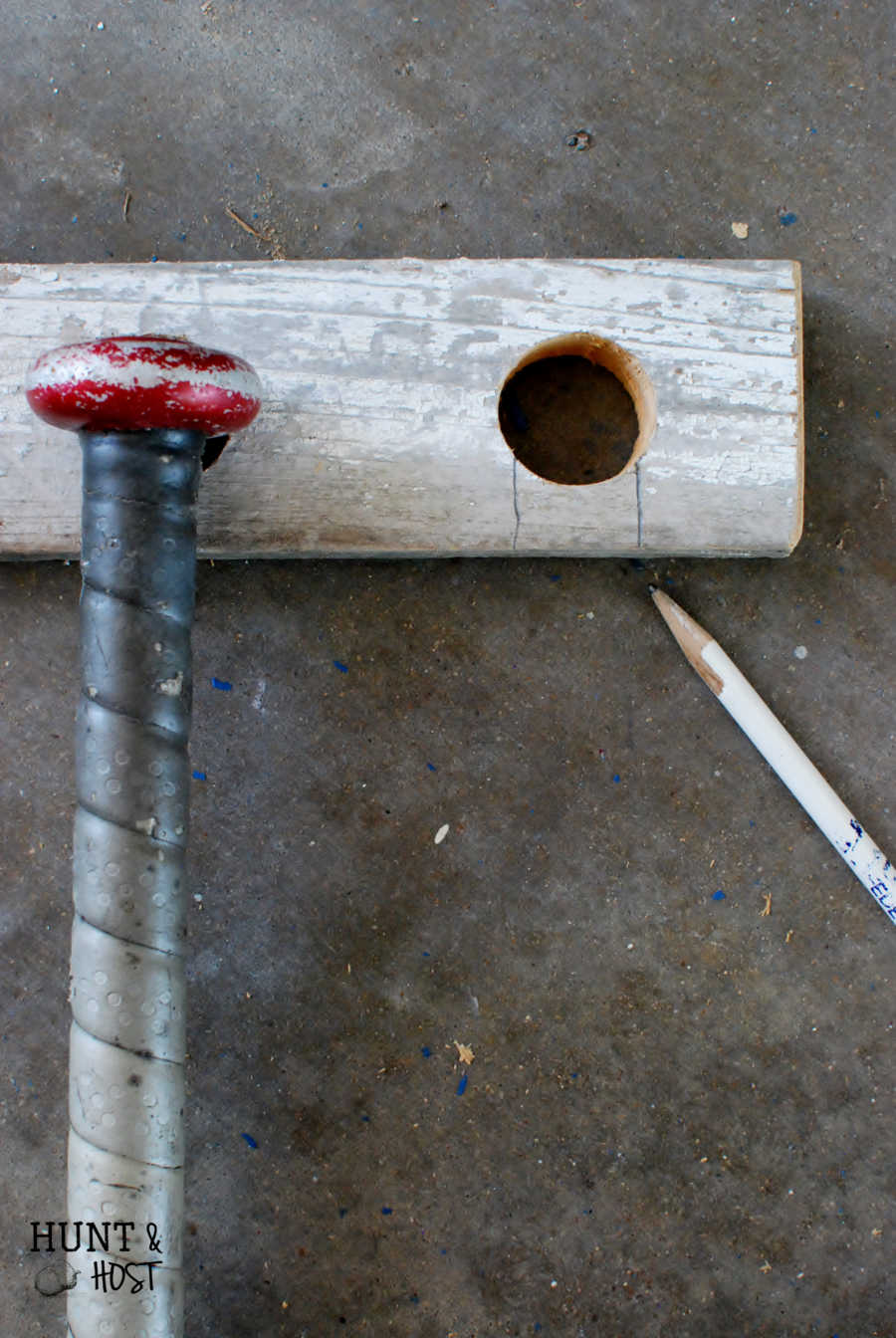 DIY Baseball Bat Rack Storage Solution - Kim Pepper Blog