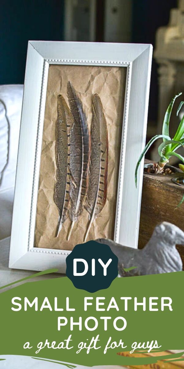 DIY Small Feather Picture - Kim Pepper Blog