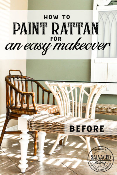 Rattan Furniture Makeover - Kim Pepper Blog