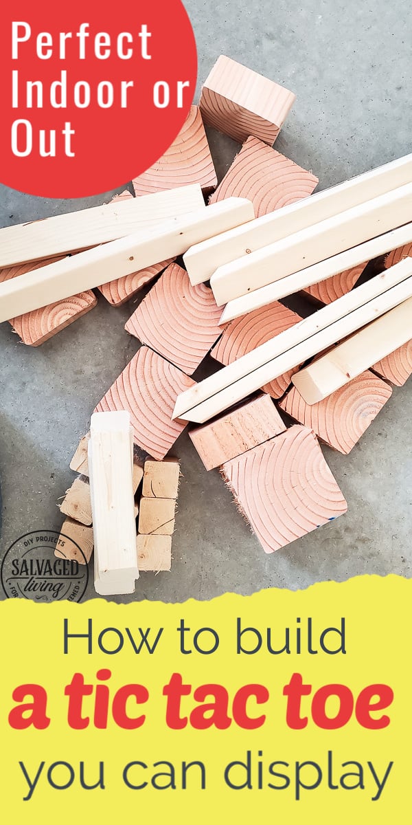 DIY Tic Tac Toe Game - Kim Pepper Blog