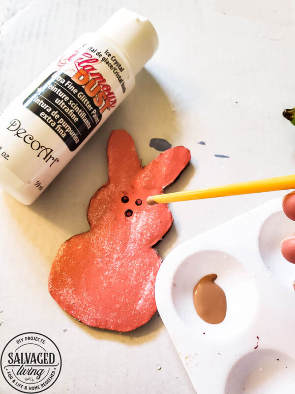 DIY Peep Bunny Craft For Easter Decor - Kim Pepper Blog