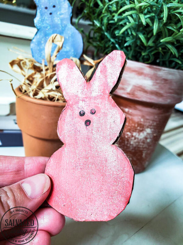 DIY Peep Bunny Craft For Easter Decor - Kim Pepper Blog