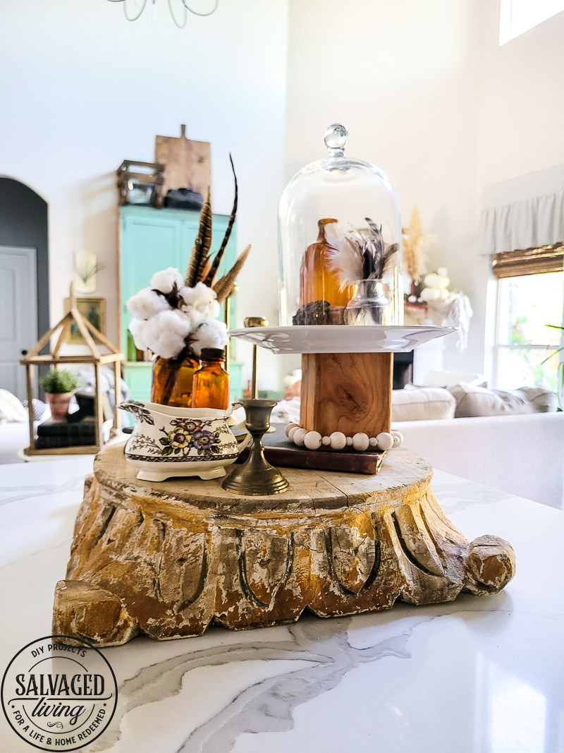 DIY Rustic Cake Stand - Kim Pepper Blog