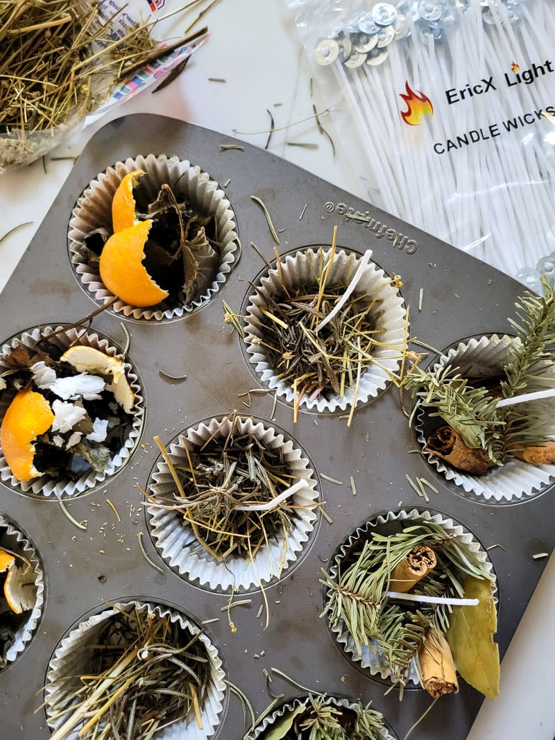 DIY Wax Firestarters from Old Candles - Kim Pepper Blog