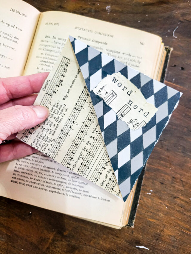 How to Make A Corner Bookmark - Kim Pepper Blog