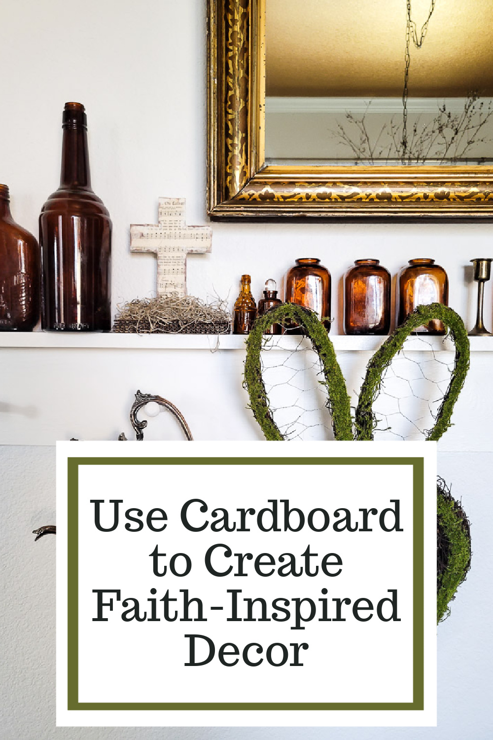 Use Cardboard to Create Faith-Inspired Decor - Kim Pepper Blog