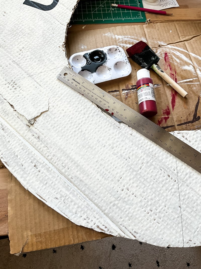 DIY Cardboard Life Preserver - Kim Pepper Blog