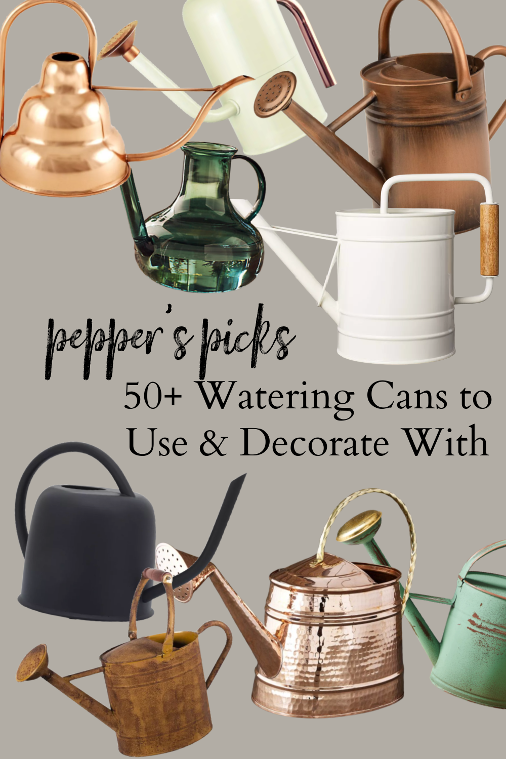 50+ Watering Cans to Use and Decorate With - Kim Pepper Blog