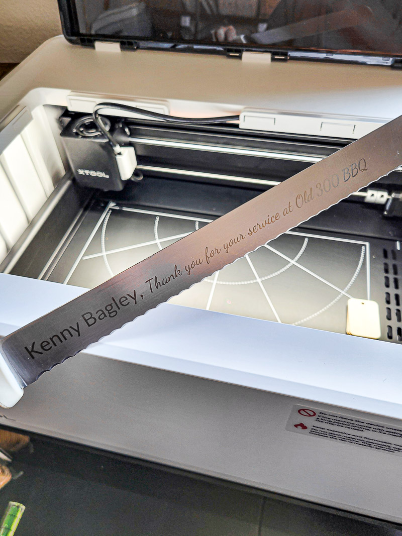 How to Laser Engrave Metal Knife Blades - Kim Pepper Blog